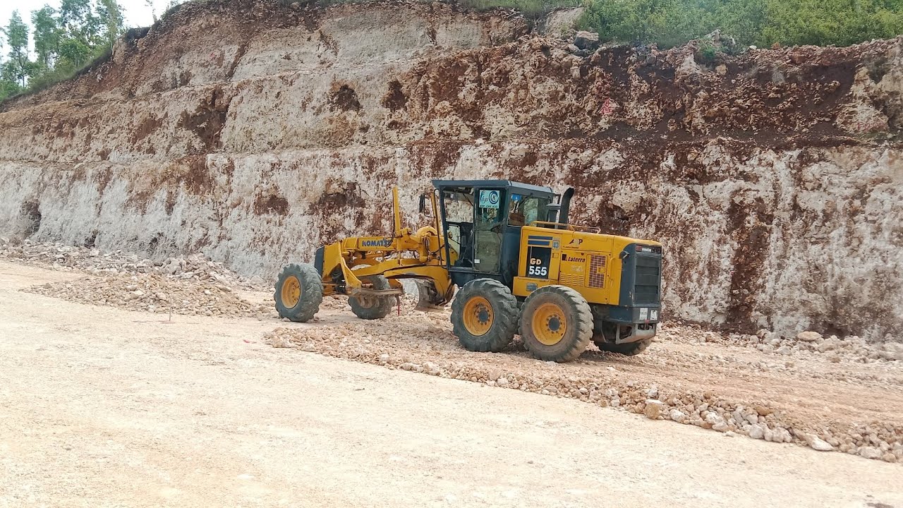 Cara Pengoperasian dan Fungsi Alat Berat Motor Grader diproyek Jalan # ...