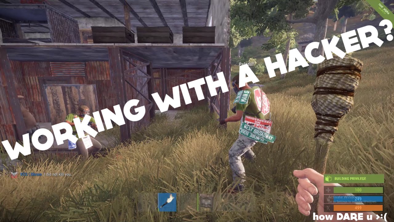 WORKING WITH A HACKER?! - RUST - YouTube