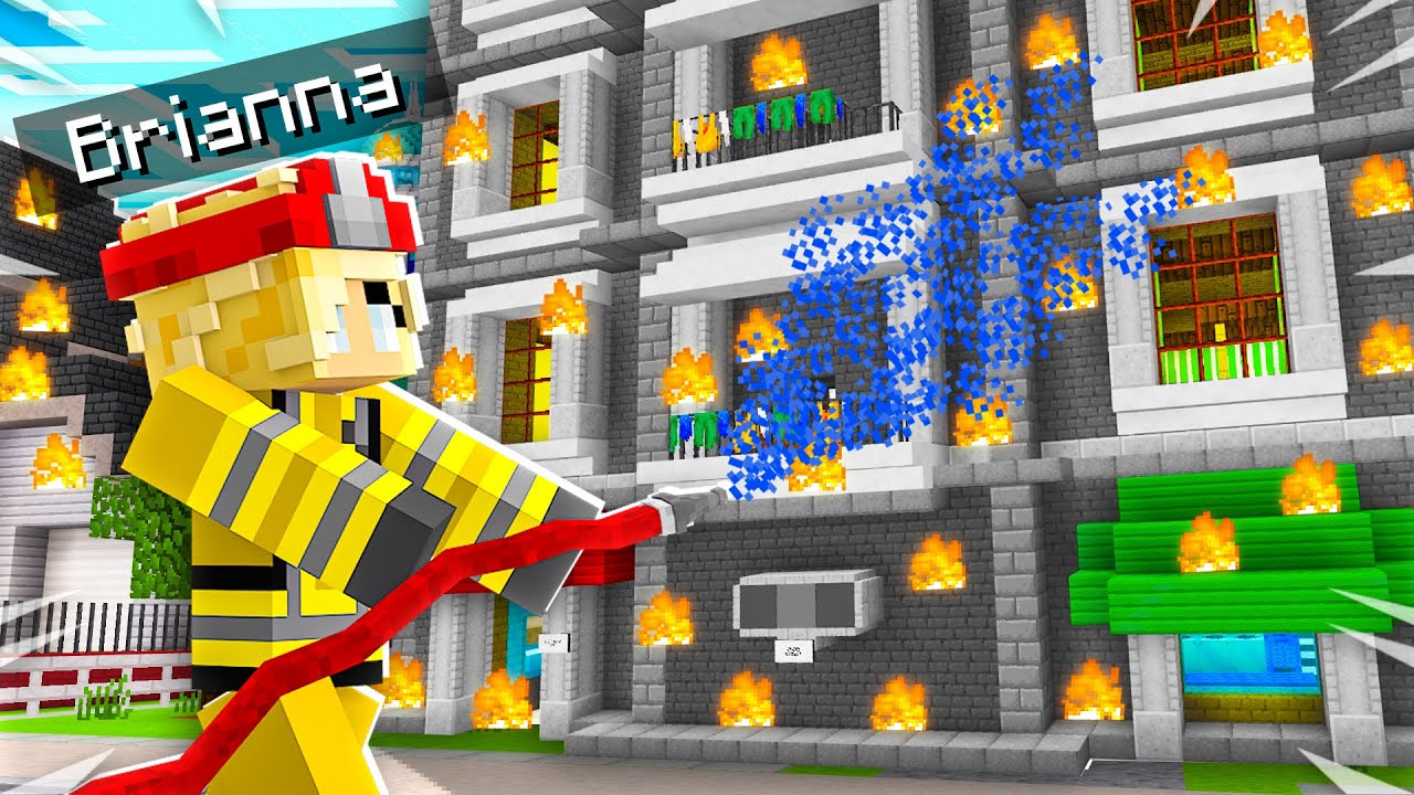 How to Play as a Firefighter in Minecraft! - YouTube