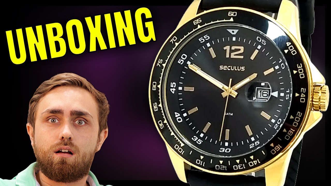 Unboxing Relógio Masculino Seculus 44002GPSVDU3! - YouTube