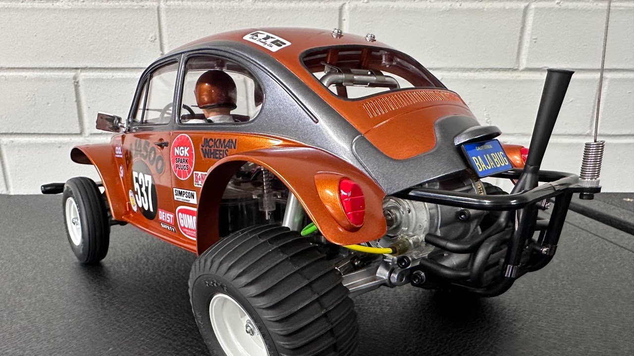 How to Paint Tamiya Sand Scorcher Metallic Orange & Gun Metal Colour ...