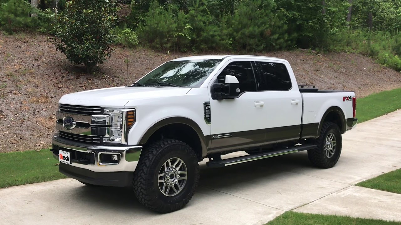 37’s On My Leveled 2018 F250! - YouTube
