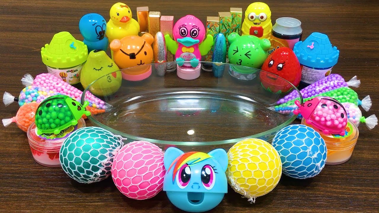 Mixing Random Things into STORE BOUGHT Slime !!! Slimesmoothie ...