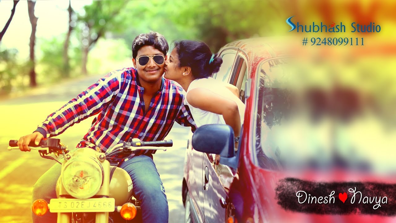 Dinesh With Navya | Awesome Prewedding Teaser| SUBHASH STUDIO - YouTube