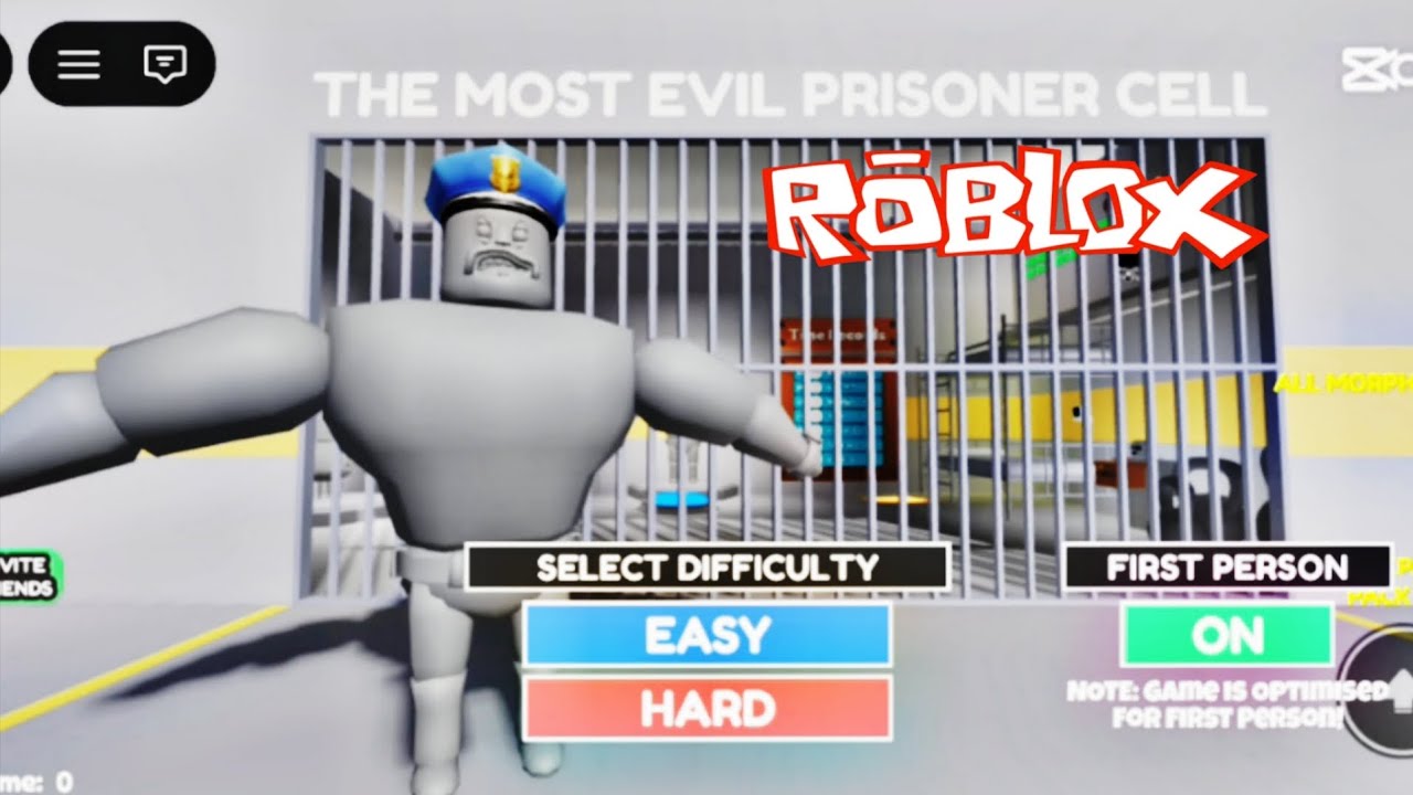 MUSCLE PRISON RUN ! ( OBBY ) Roblox Gameplay - YouTube