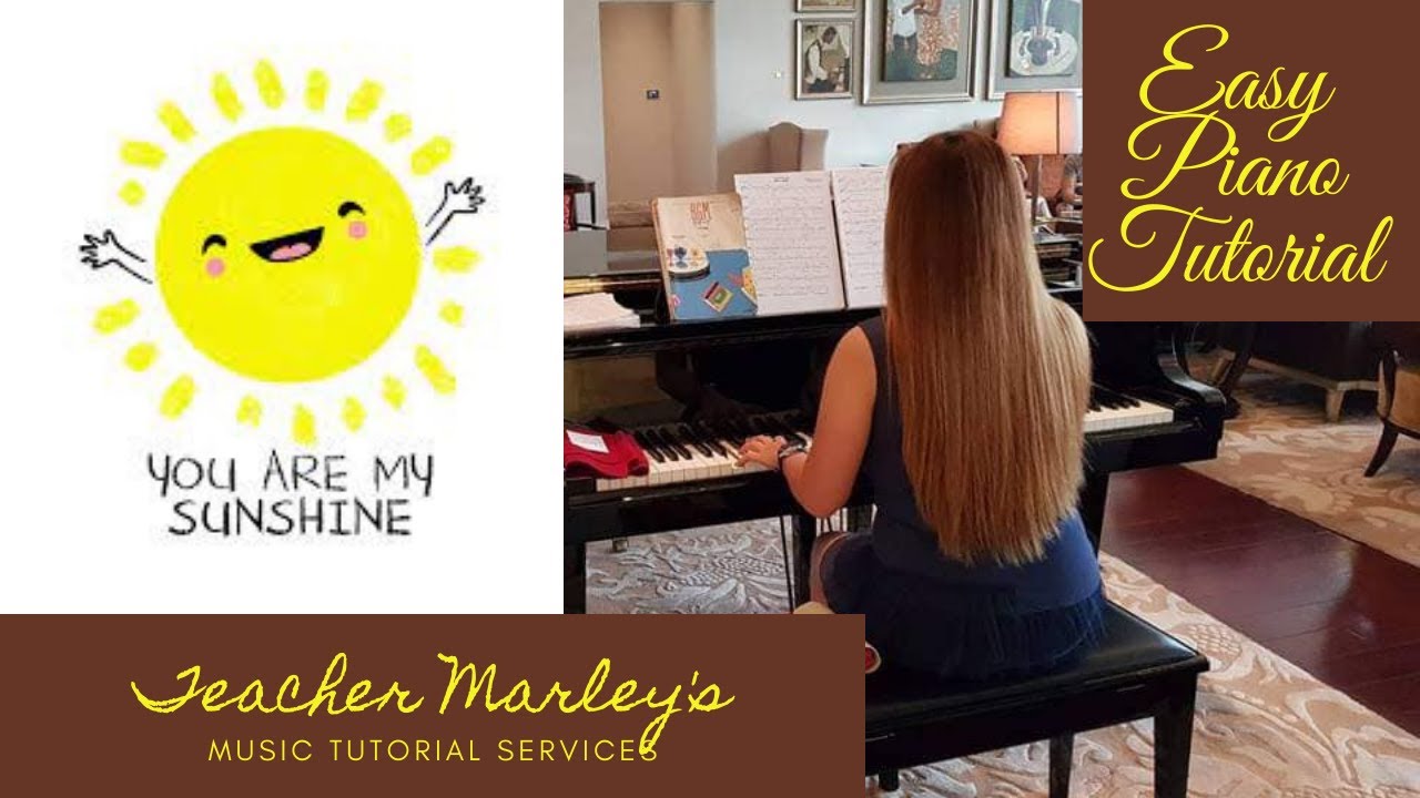 You are my sunshine-Easy Version Piano Tutorial - YouTube