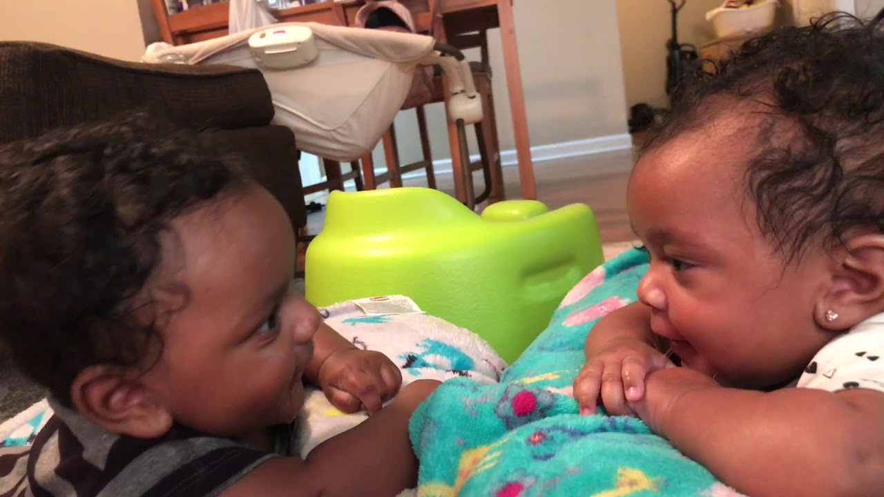 BOY/GIRL TWIN BABIES TALKING TO EACH OTHER FOR THE FIRST TIME!!!🤣😍 ...