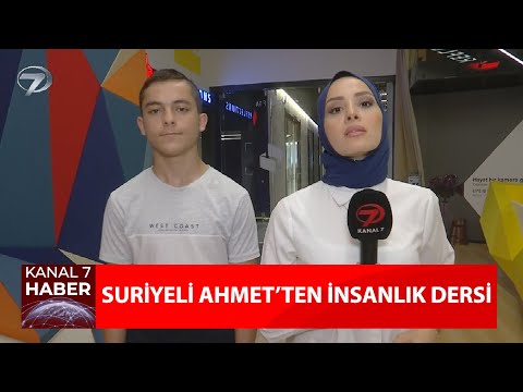 Suriyeli Ahmet İnsanlık Dersi Verdi!