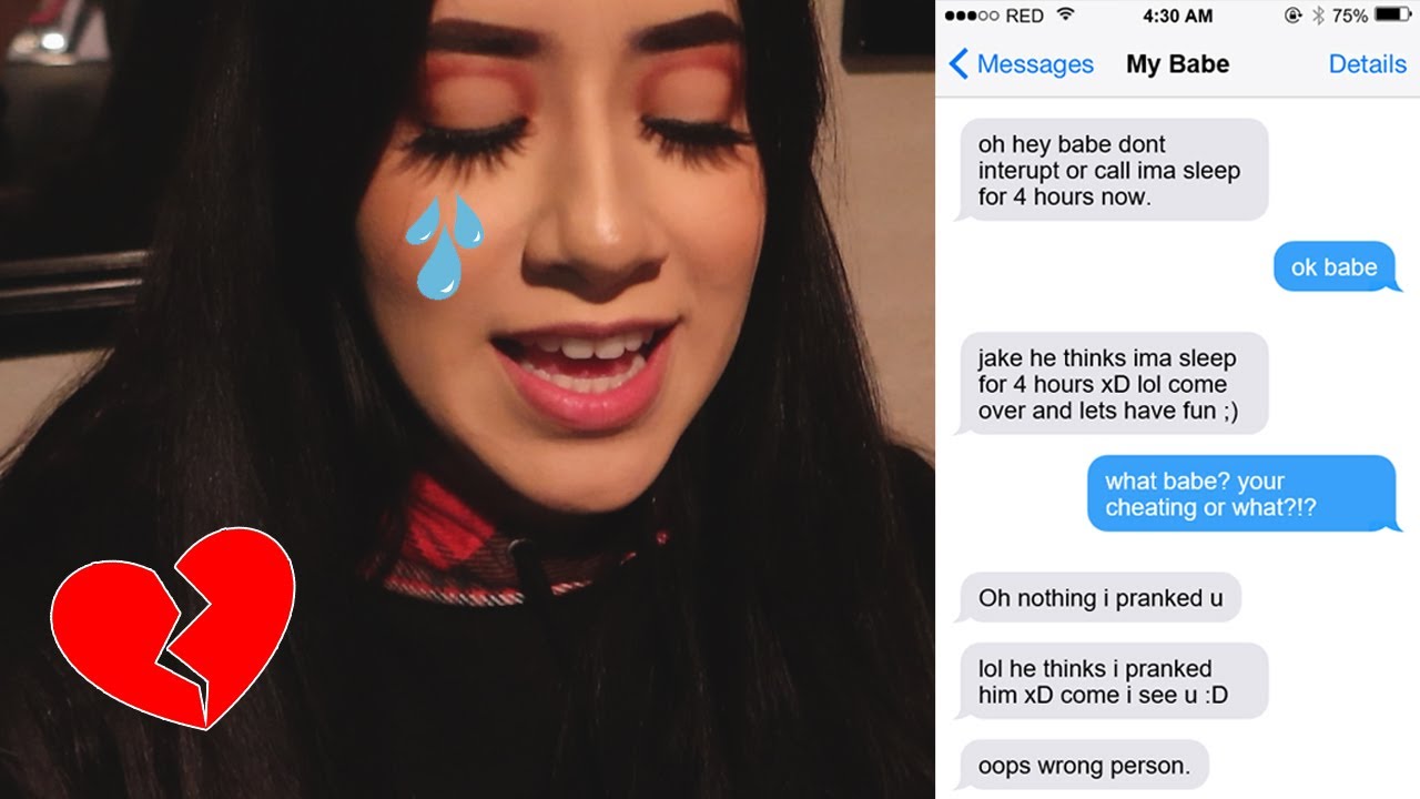 Cheating Prank On Girlfriend (FireBack) - YouTube