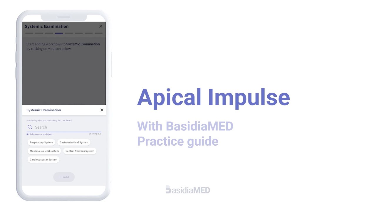 Apical Impulse | BasidiaMED Practice - YouTube