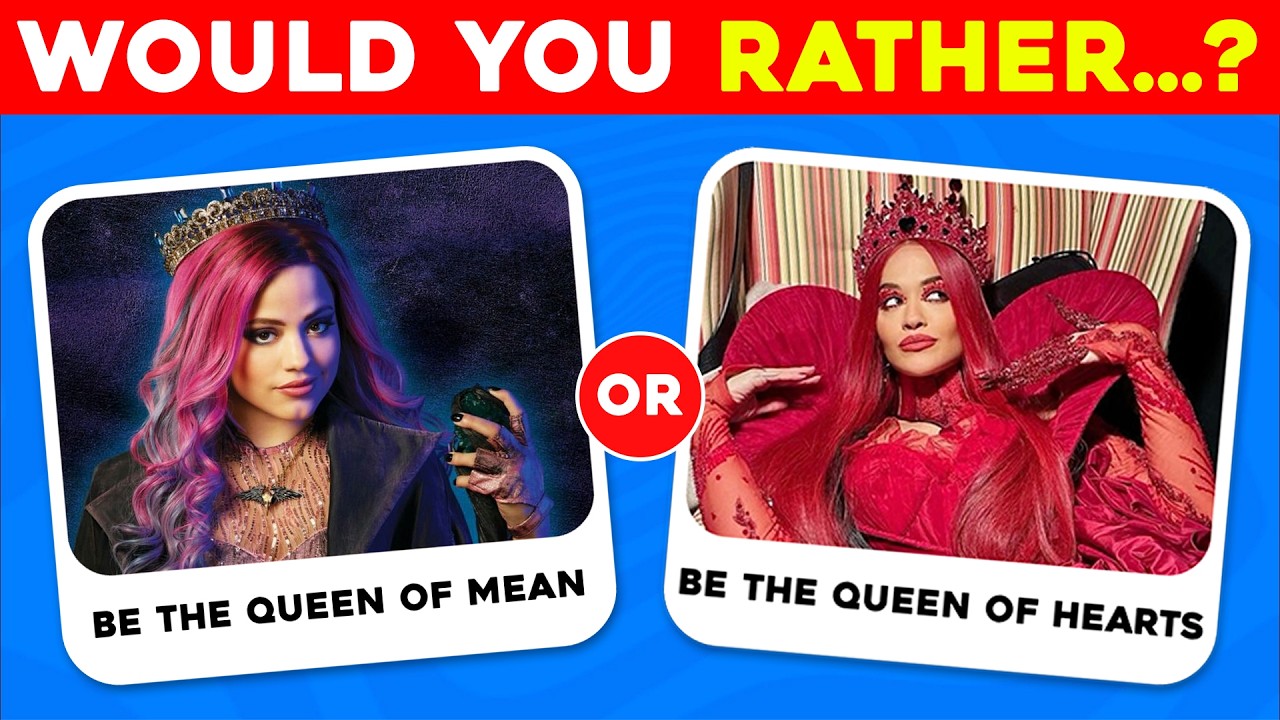 Would You Rather...? 🎵💖 Disney Descendants Edition | Maleficent, Red ...