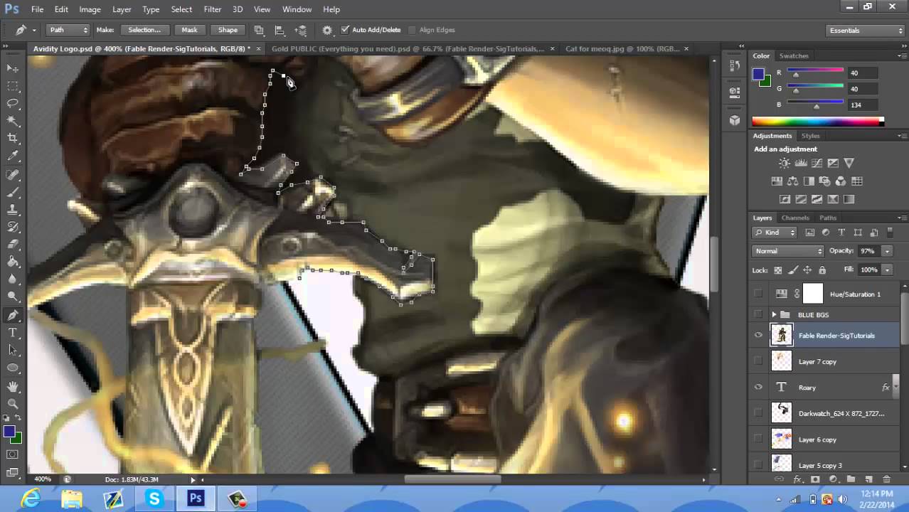 How to make Pop-out logo AVI's Tutorial - YouTube