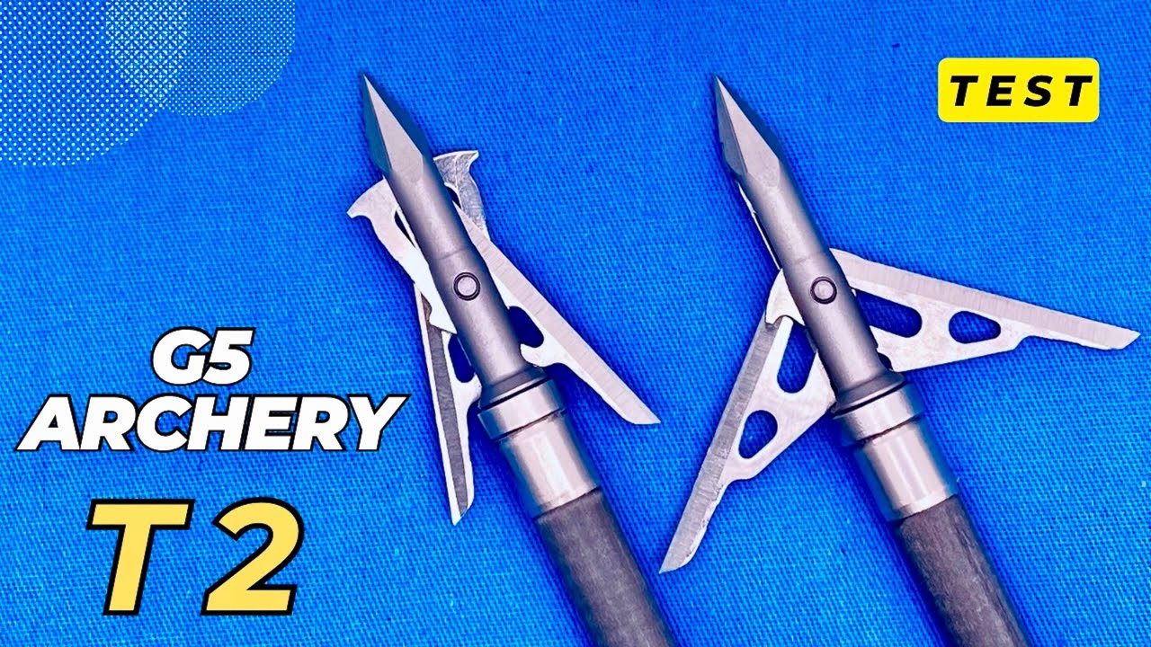 G5 T2 100gr BROADHEAD TEST - YouTube