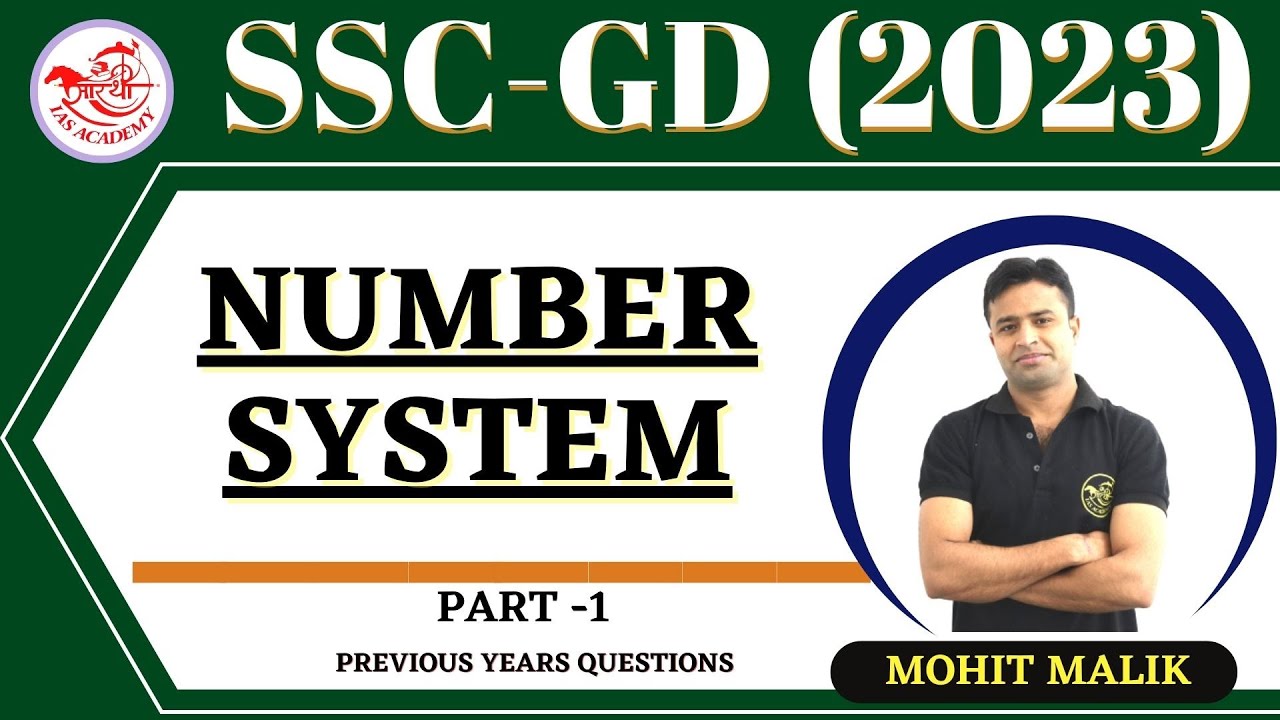 NUMBER SYSTEM I PART 1 l BY MOHIT MALIK SIR | SARATHI IAS ACADEMY - YouTube
