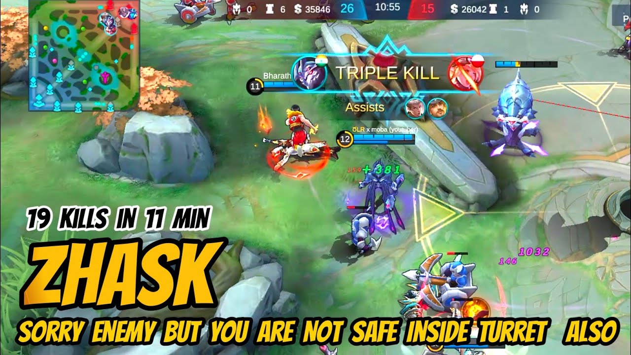 Zhask The 100% Best Meta With Best Build And Gameplay By X Moba ...