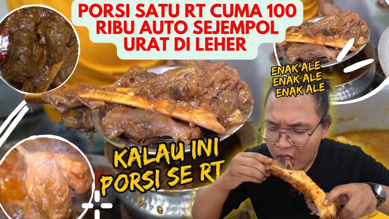 DAGING WAGYU INDIA PORSI SATU RT CUMA 100 RIBU, GA NGITAK SETENGAH MATI ...