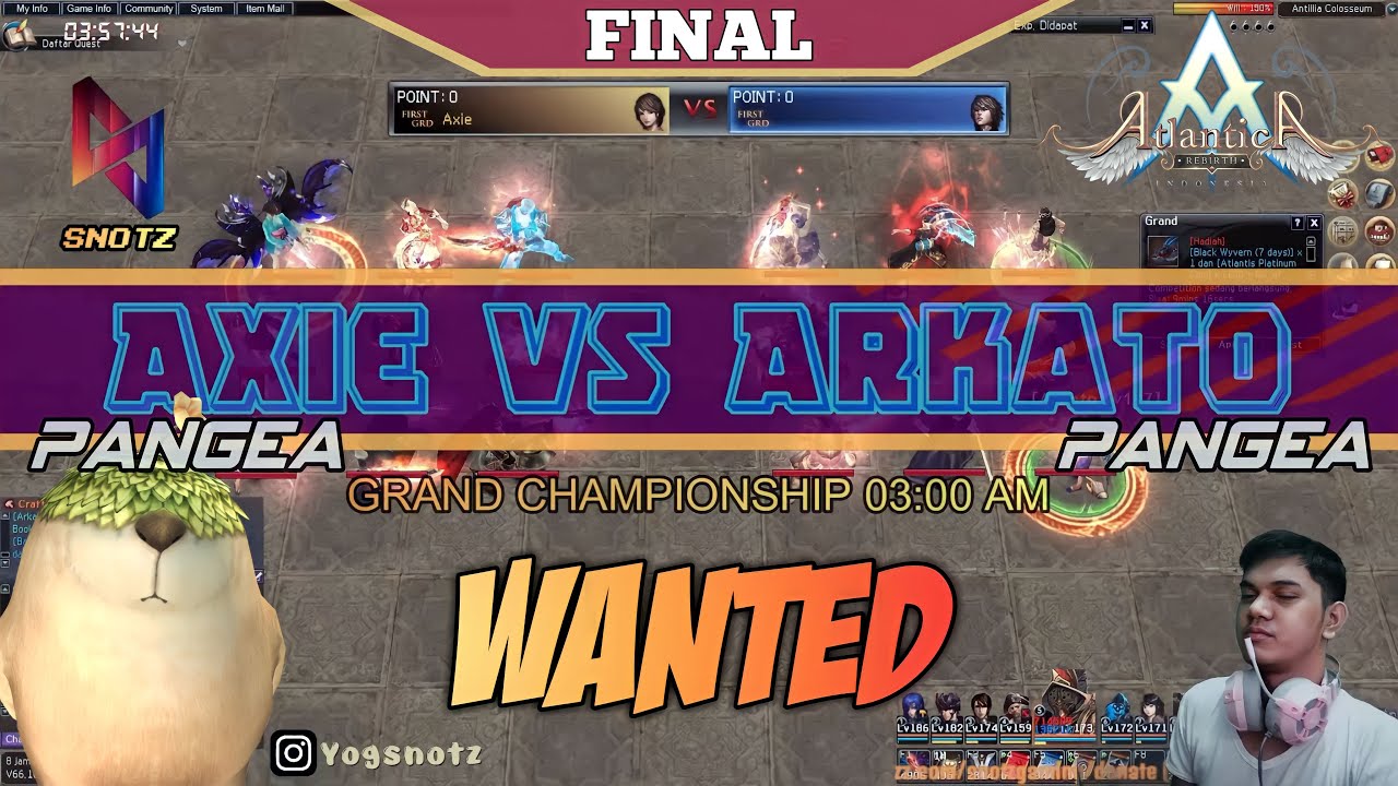 [GRAND CHAMPIONSHIP AM]Axie VS Arkato 25/9/2022 - Atlantica Rebirth ...