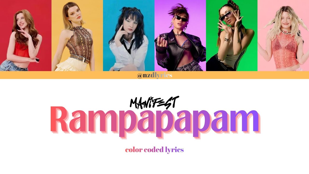 MANİFEST - Rampapapam (color coded lyrics) - YouTube