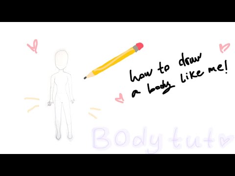 *Requested* Body Tutorial!! How to draw a body in my art style | The ...