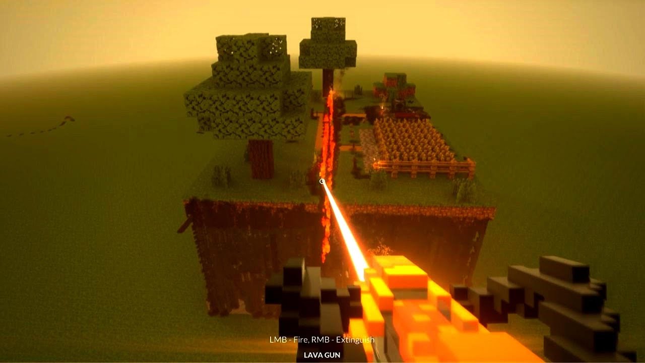 Magma Gun VS VS Minecraft Village -Teardown - YouTube