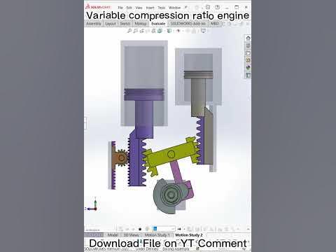 Variable Compression Ratio Engine Animation - Mechanical Animation ...