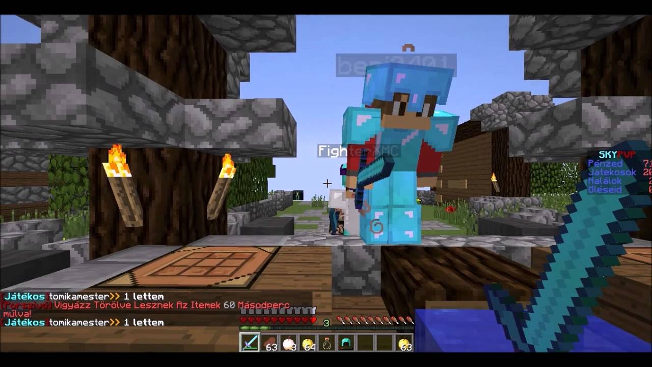 Mester Mc SkY PvP 1 rész ( ez egy IP szerver ) - YouTube