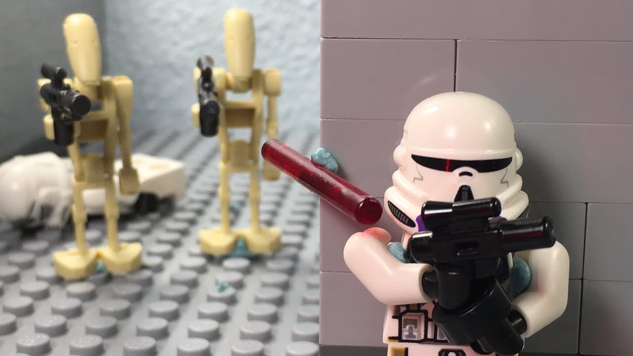 Hallway Gunfight (Stop Motion) - YouTube