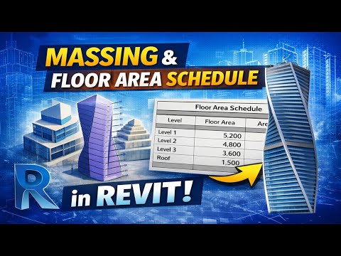 MASSING IN REVIT,And Floor Area Schedules Guide to Highrise Building ...