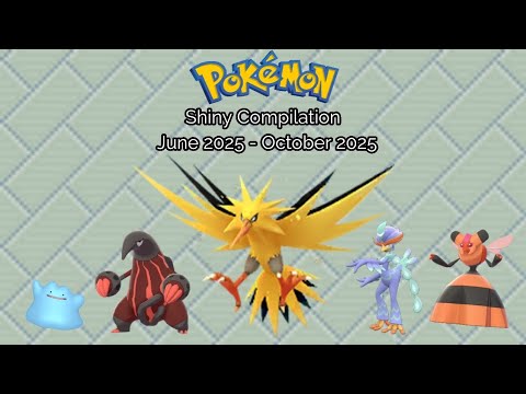 Pokemon Shiny Compilation (June 2025 - October 2025) - YouTube