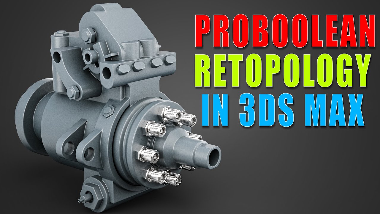 Hard Surface: advanced Retopology And Subdivide In Hard Surface In 3ds ...