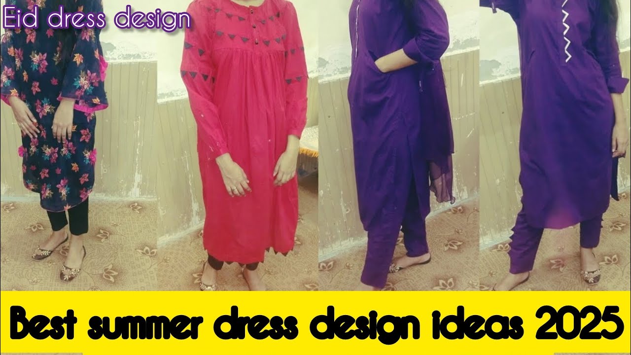Daily Wear Dress Design| Simple Dress Design For Home | Summer Dress ...
