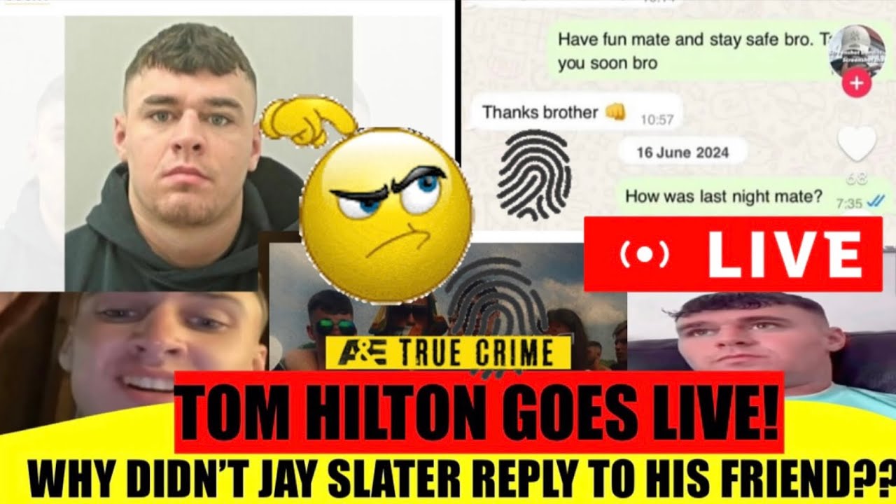 TOM HILTON MENTIONS JAY SLATER ON LIVE!! | & WHY DIDN’T JAY REPLY TO ...