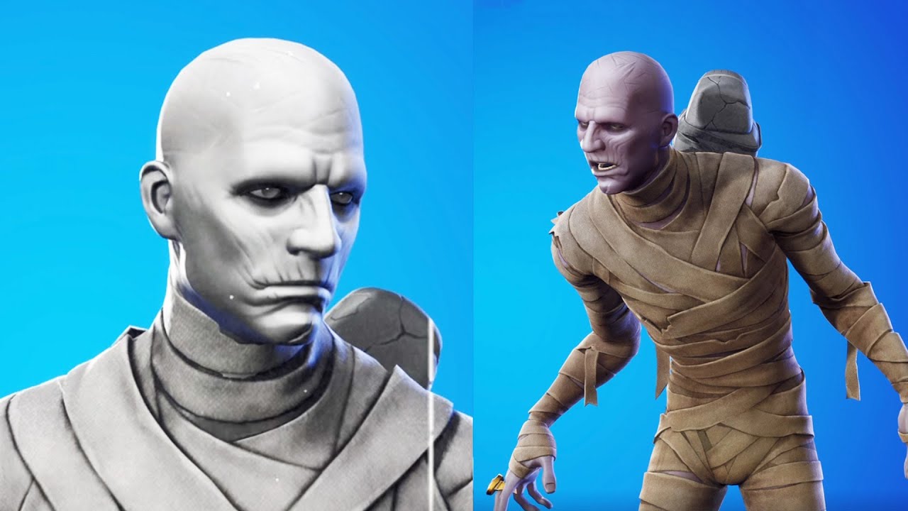 (PS5) Fortnite The Mummy Skin Gameplay (No Commentary) - YouTube