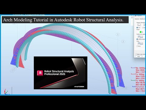 Arch Modeling Tutorial in Autodesk Robot Structural Analysis - YouTube