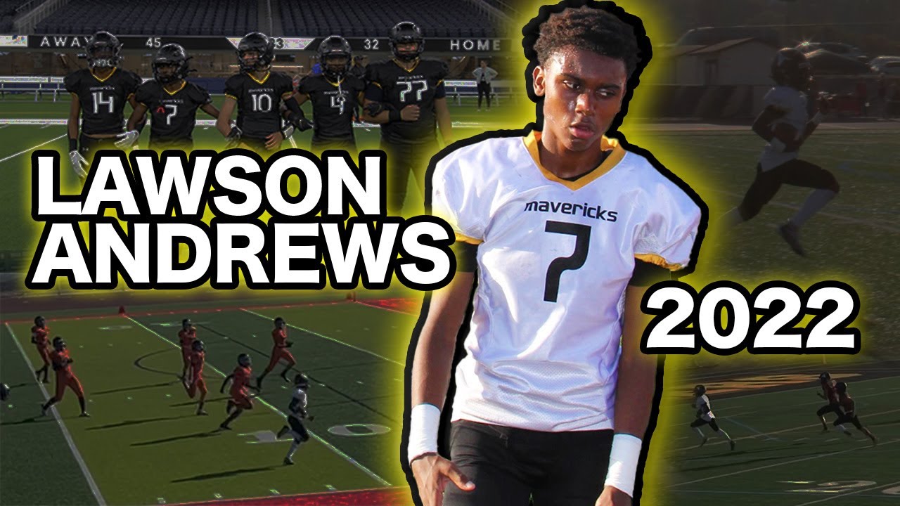 Lawson Andrews 2022 PV Mavericks Pop Warner Highlight - Running back ...