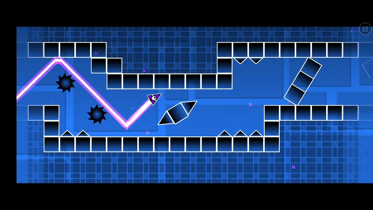 Geometry dash Wave challenge - YouTube