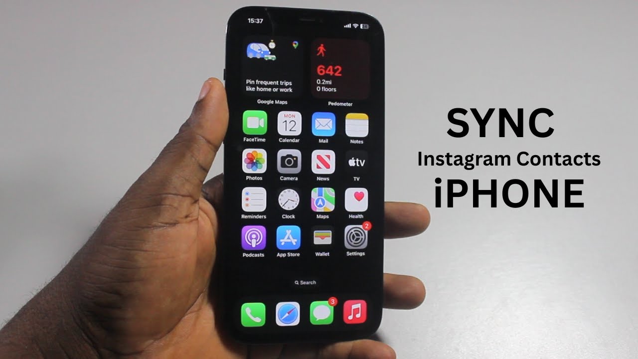 How to Sync Instagram Contacts on iPhone - YouTube