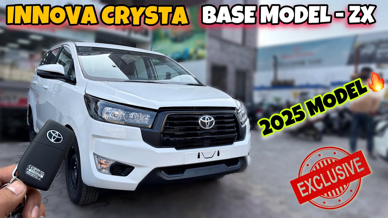 Innova Crysta Base Model 2025🔥 | VIPs first Choice😍 #vlog #toyota - YouTube