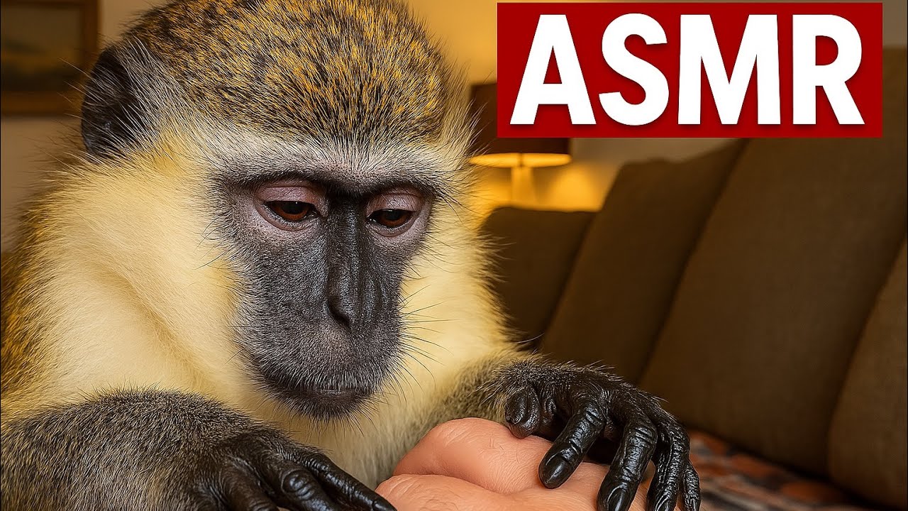 WARNING: This ASMR Monkey Video Will Melt Your Brain (Too Relaxing!) - YouTube