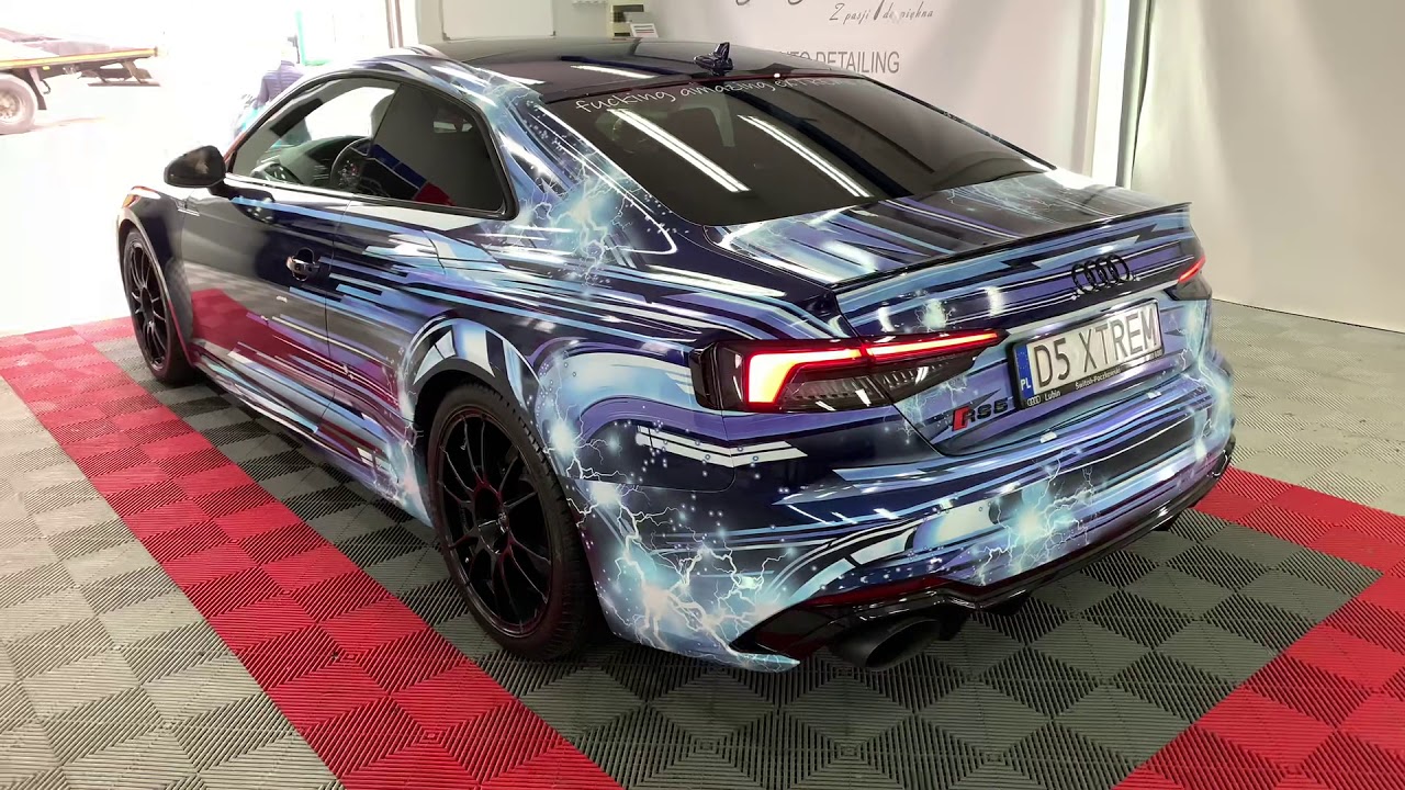 Audi RS5 wrap and protect - YouTube