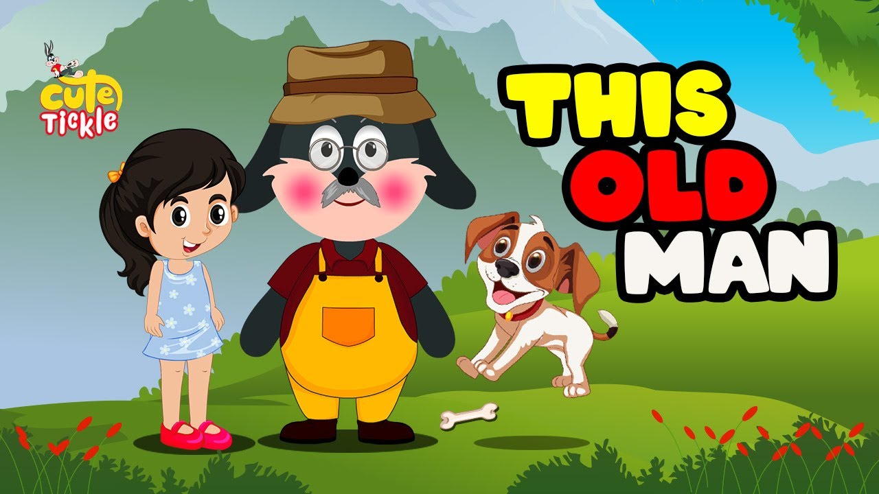 This Old Man With Lyrics - Nursery Rhymes & Kids Song - Counting ...
