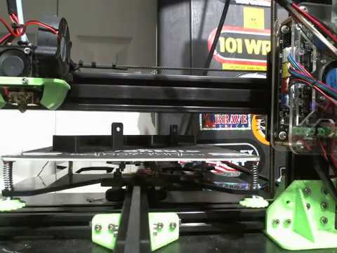 3D Print Timelapse - Rod Holder Base - YouTube
