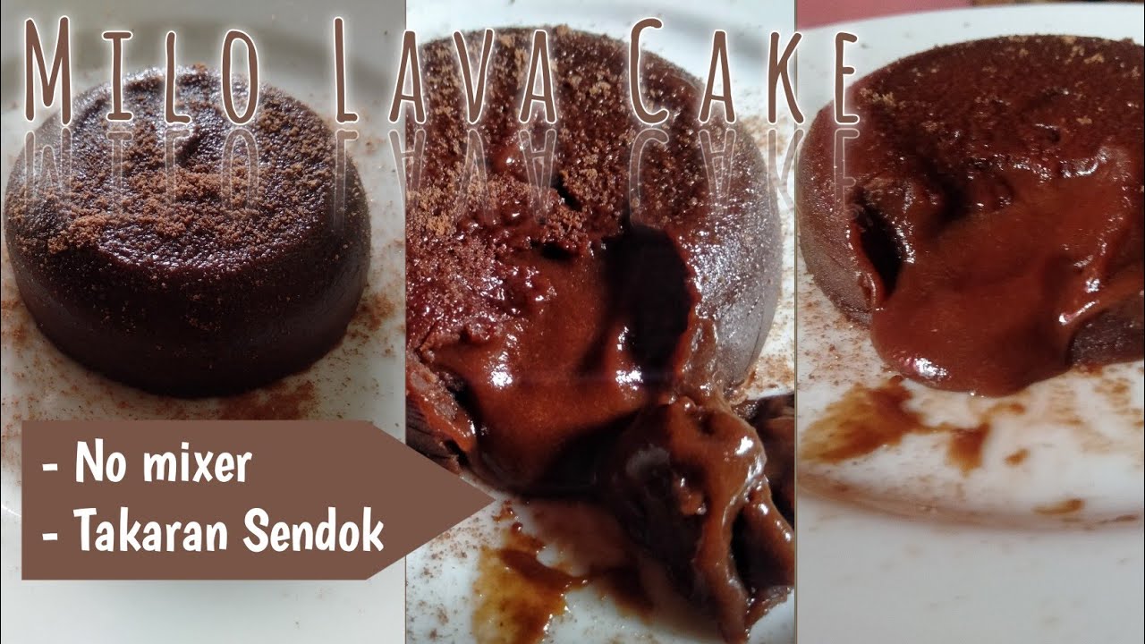 Milo Lava Cake || Dessert Enak Dan Lumer - YouTube