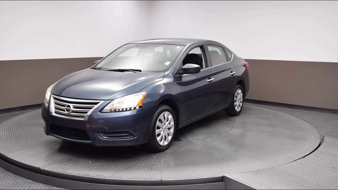 2015 Graphite Blue Nissan Sentra 4D Sedan #N4721A - YouTube