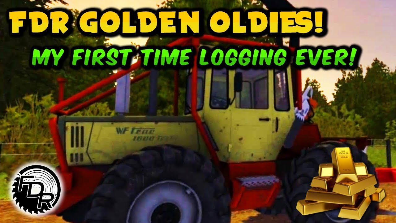 First Time Logging Ever! - Farming Simulator - FDR Logging - YouTube