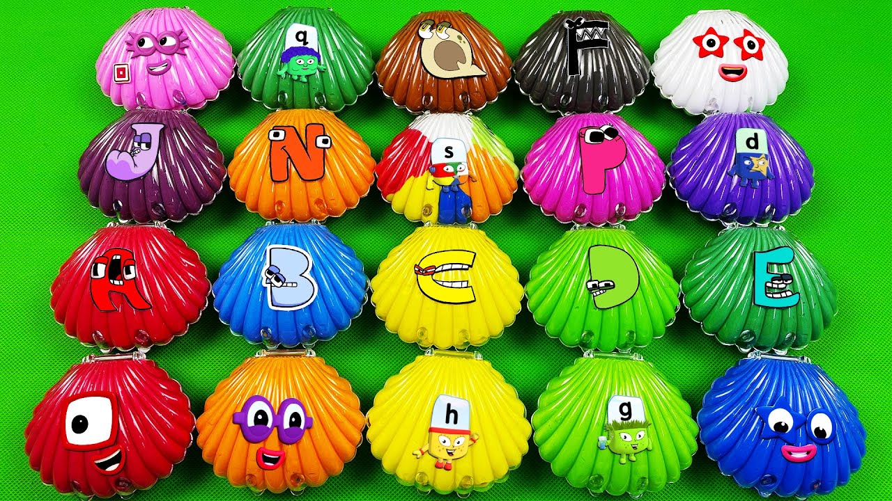 Looking Numberblocks, Alphablocks, Alphabet Lore With Seashell ...