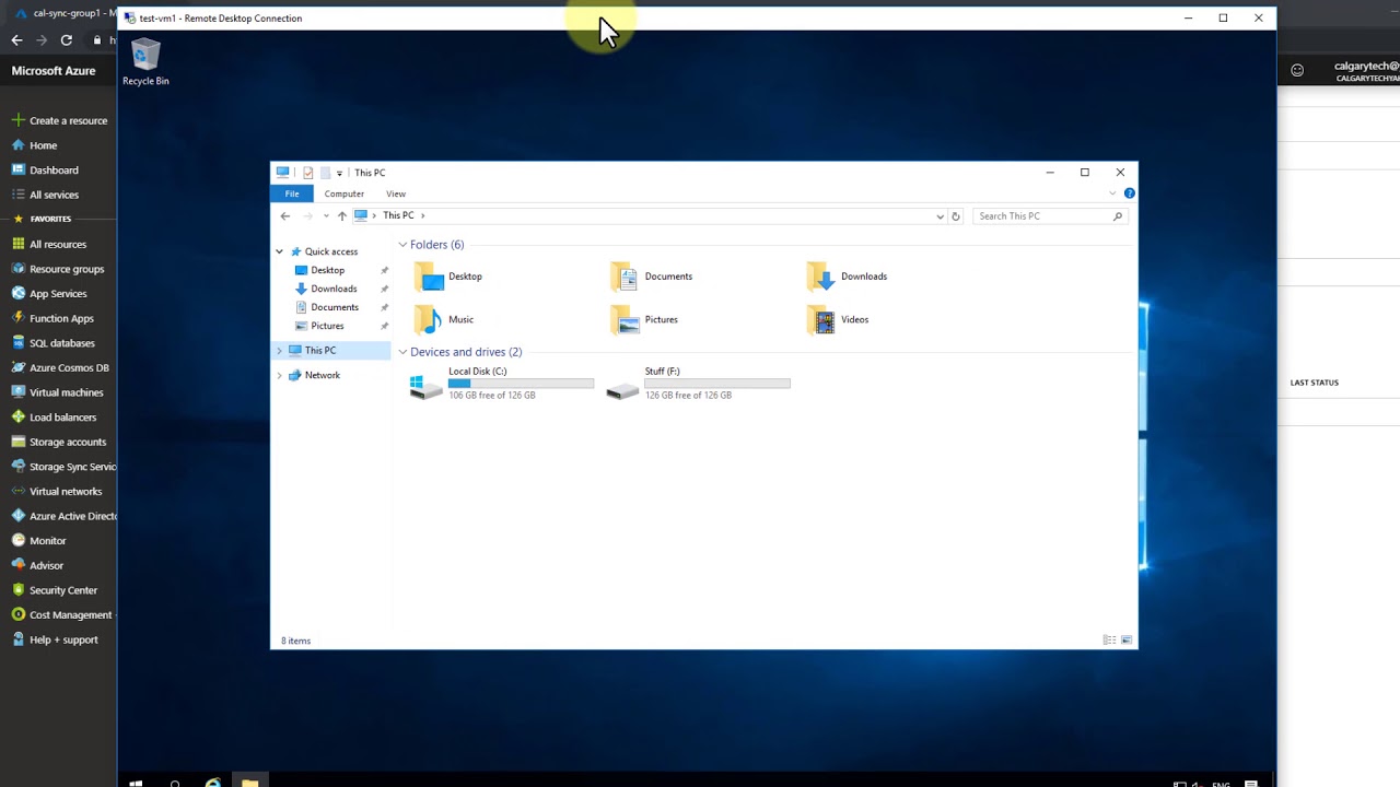 How To Setup Azure File Sync From Nothing in 20 Minutes Flat - YouTube
