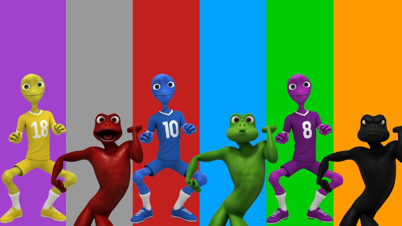 Wrong Heads DAME TU COSITA and PATILA Alien Green El Chombo Dance ...