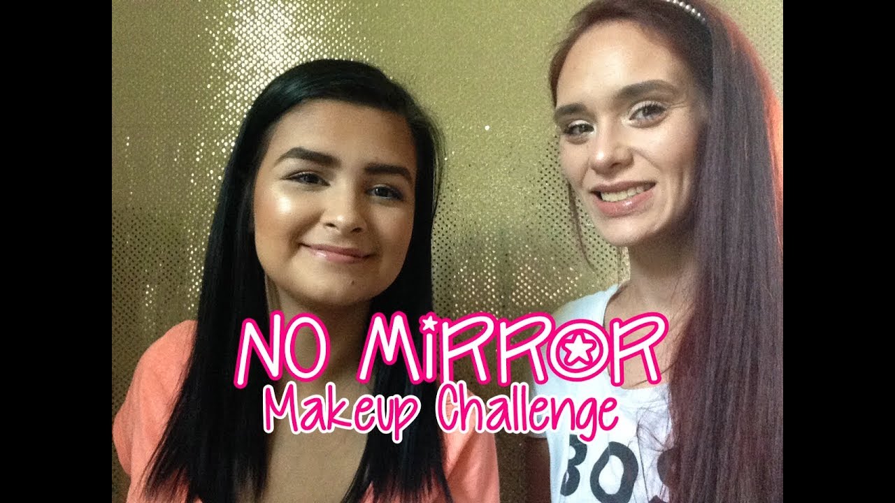 No Mirror Makeup Challenge with Kathryn Demik | Jessica Nowlin - YouTube