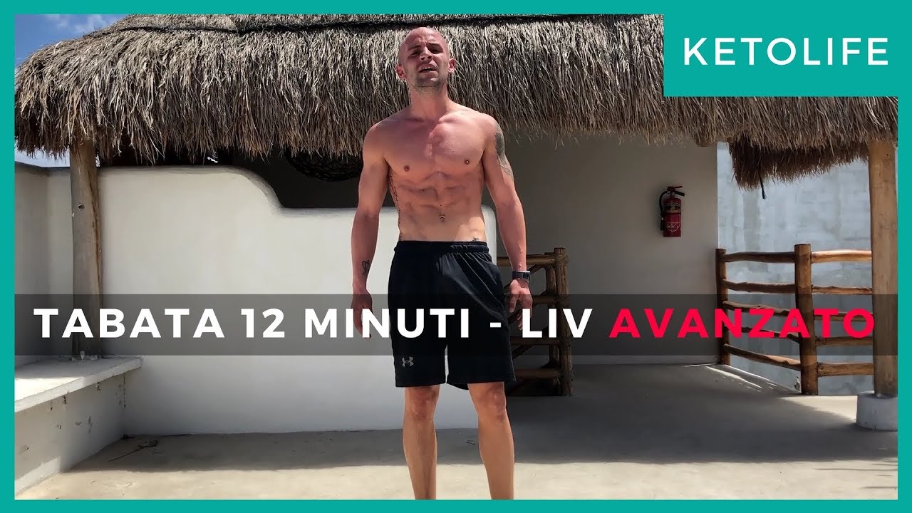 Allenamento TABATA 12 minuti Liv Avanzato - YouTube